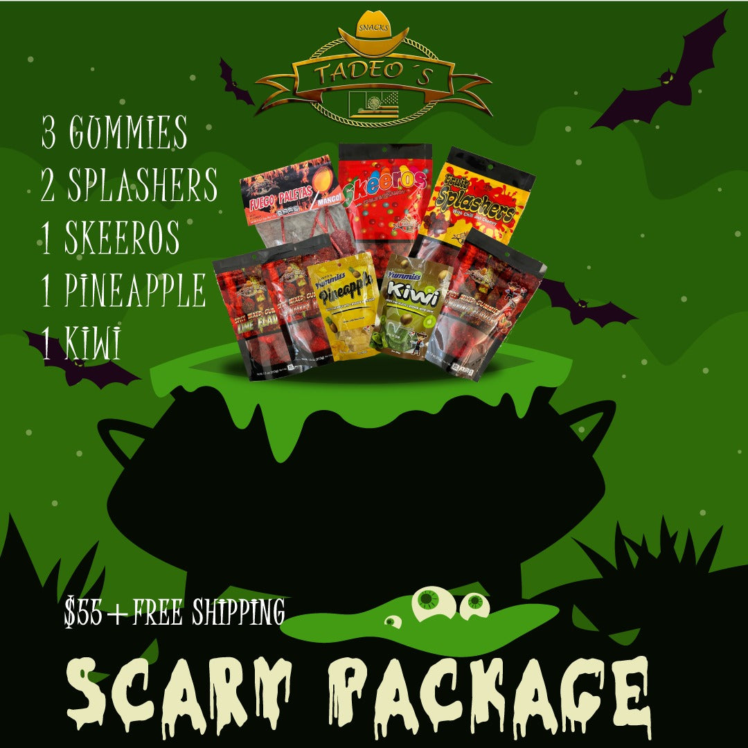 The Scary Package - Gummies, Splashers, Skeeros, Dried Fruit - Only $5 ...